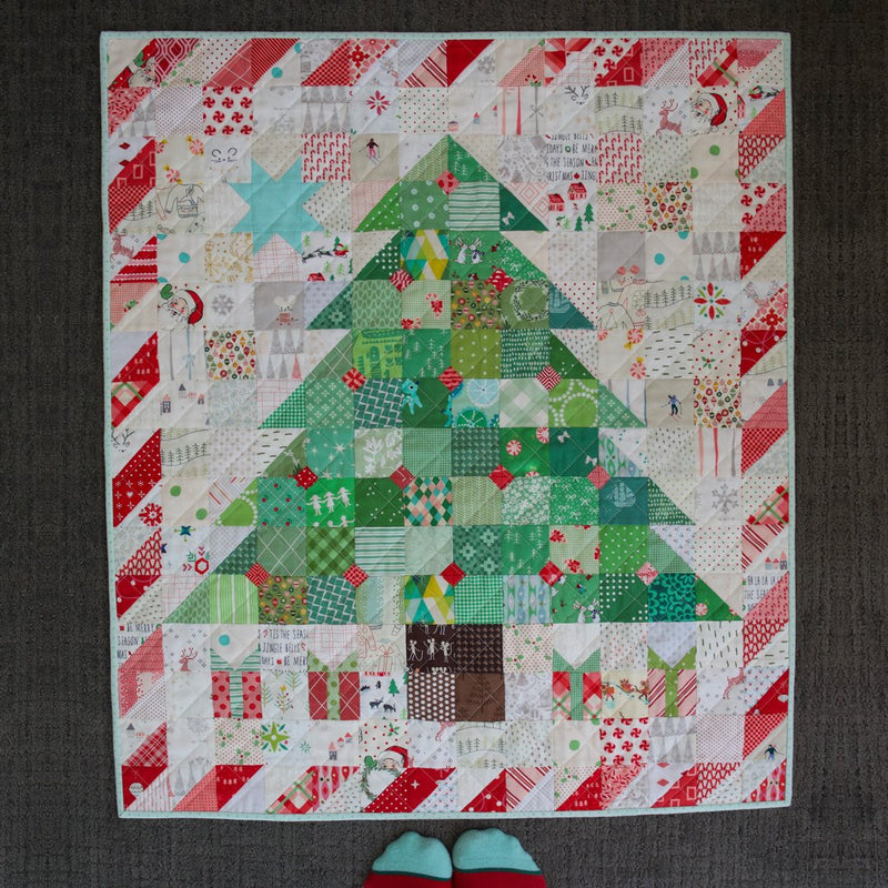Happy Christmas Mini Quilt Pattern - Downloadable PDF
