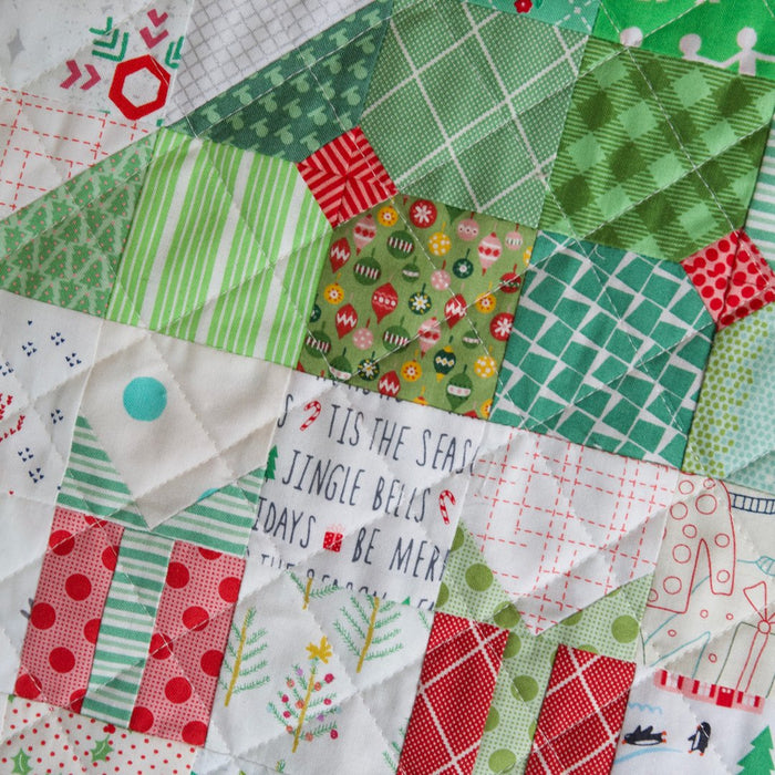 Happy Christmas Mini Quilt Pattern - Downloadable PDF